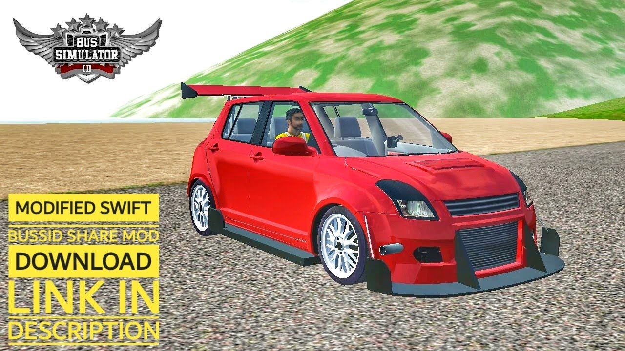 Bussid _ Modified swift car mod for bus simulator Indonesia _bussid bus ...