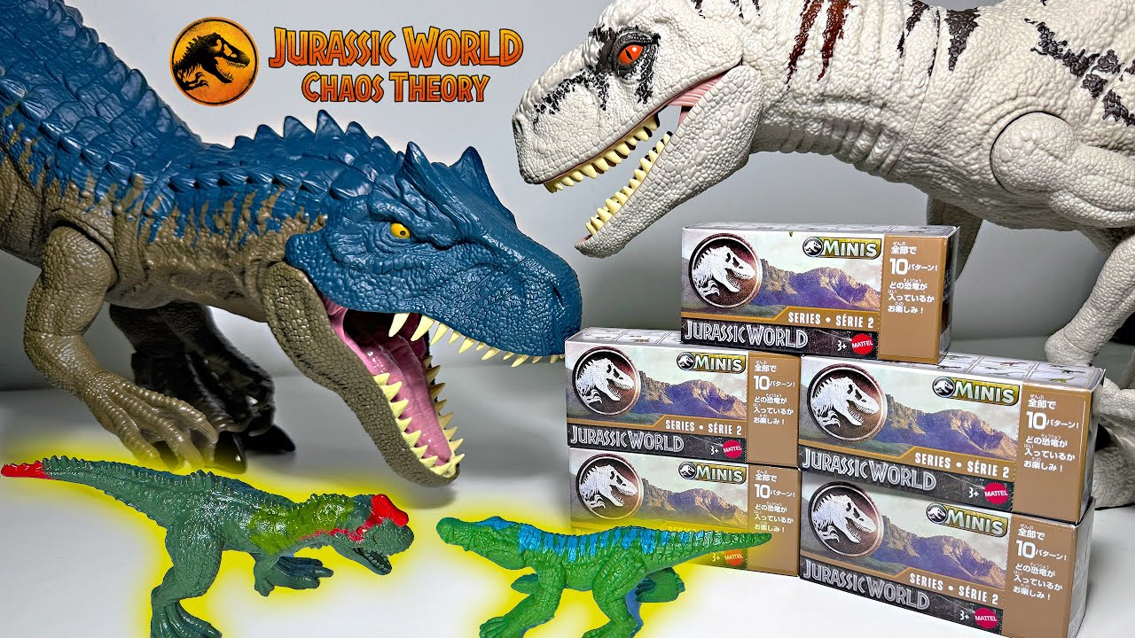 NEW MINIS! Jurassic World Chaos Theory NEW DINOS Toys! Super Colossal ...