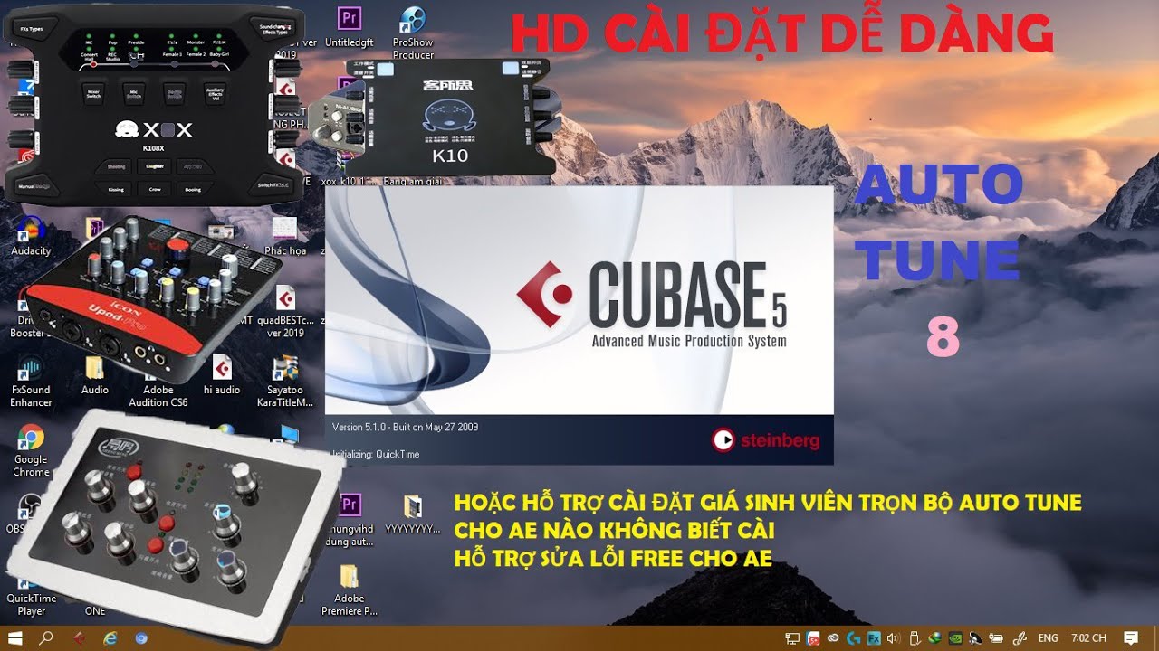 HƯỚNG DẪN CÀI ĐẶT CUBASE + AUTO TUNE ĐỂ HÁT LIVE NHANH NHẤT - YouTube