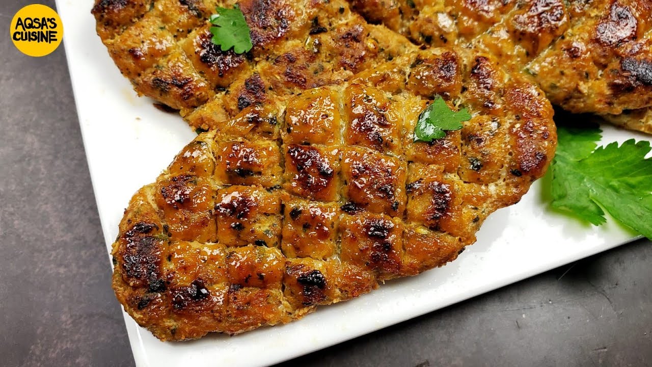 Chicken Kebab NEW Recipe In New Shape by Aqsa's Cuisine, Chicken Kabab ...
