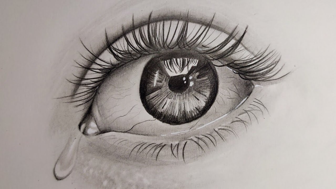 How to make an eye |Time lapse| video by tanyasingh art - YouTube