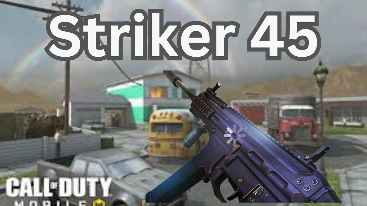 NEW striker 45 in codm| is it the new best smg| best striker 45 gunsmith and gameplay codm ...
