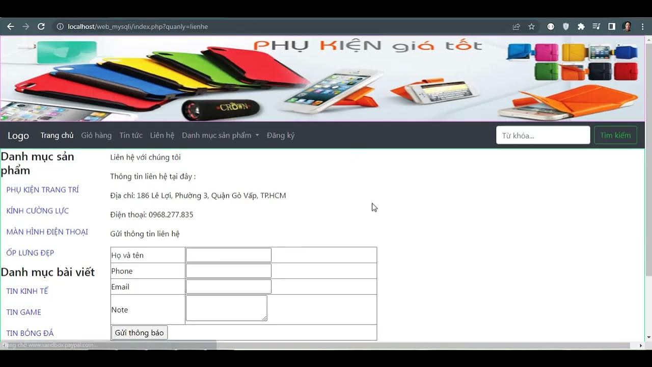Bài 54 : PHP CSS Mysqli | Form liên hệ - YouTube