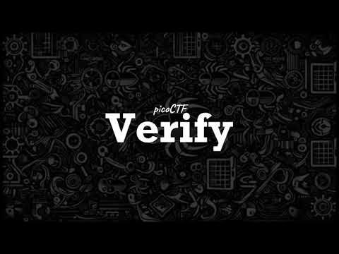 picoCTF: Verify - YouTube