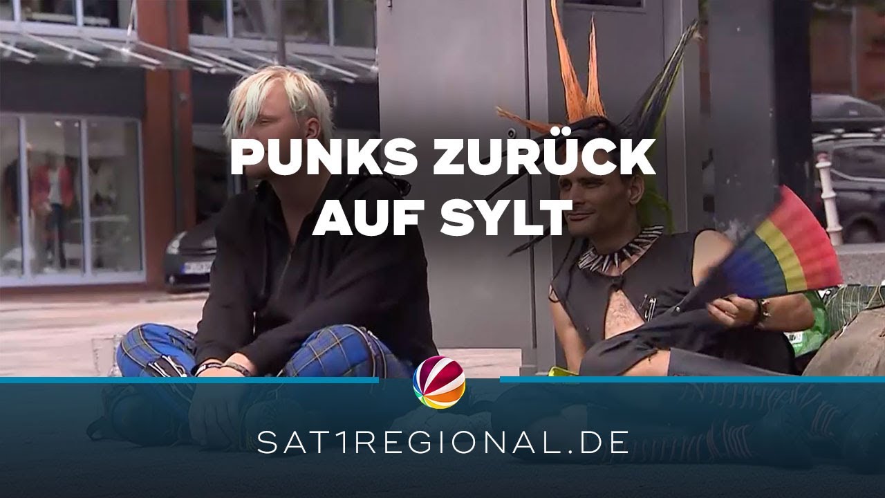 Punks starten wieder Protestcamp auf Sylt - YouTube