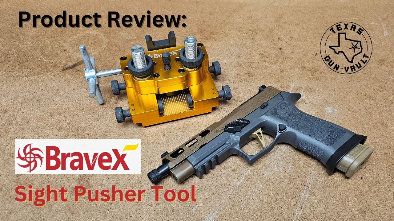 Product Review: BraveX Pistol Sight Pusher and Installation Tool - YouTube