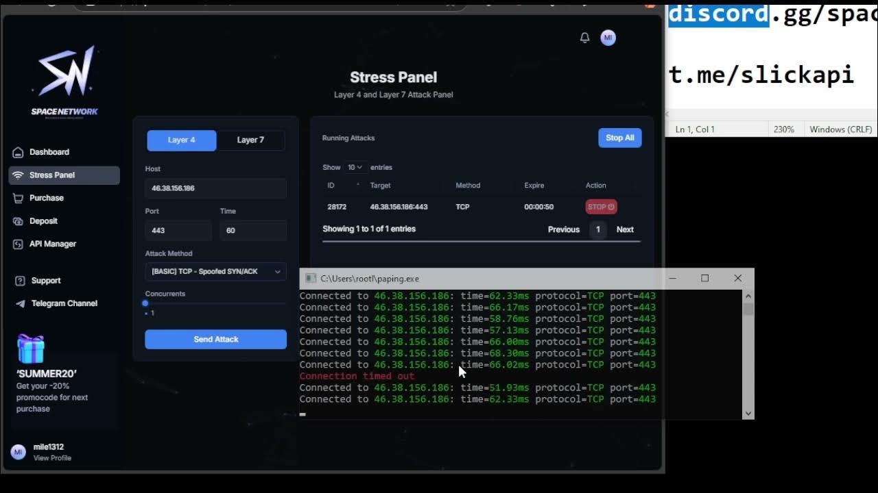 Space C2 Showcase | BEST C2/BOTNET 2025 | FREE DDOS & paid - YouTube