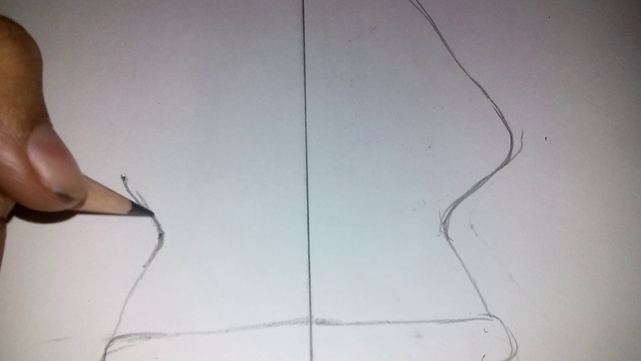 How to Draw Symmetrical Shapes by Hand - YouTube