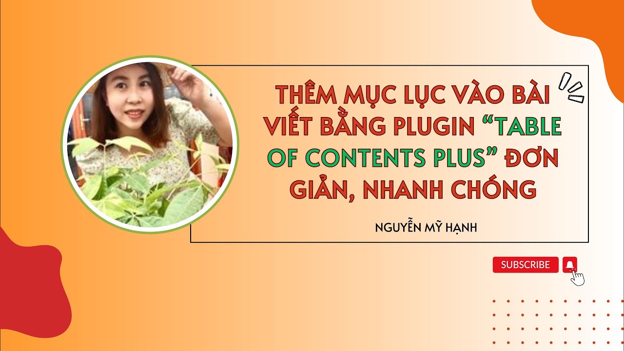 Hướng dẫn thêm mục lục vào nội dung bài viết trên website bằng Flugin ...