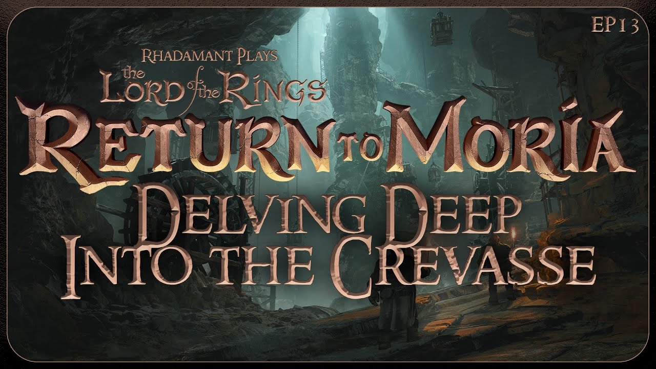 Delving Deep Into The Crevasse in Return to Moria - Let's Play ...