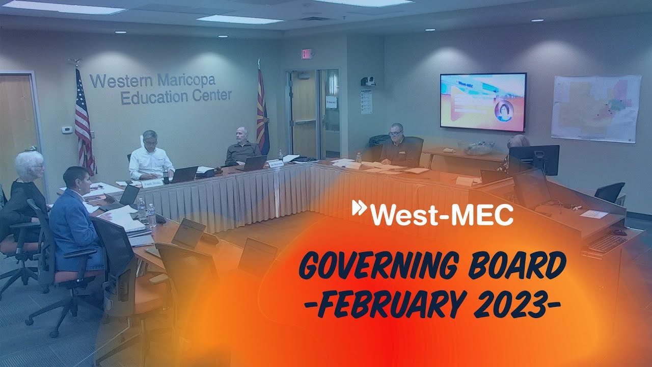 West MEC Governing Board Meeting - February 2023 - YouTube