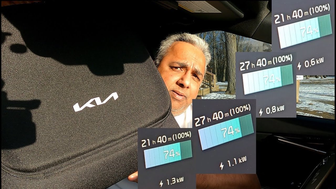 Kia EV6 - How to increase your Level 1 Charging Speed -From 0.6 kW to 1 ...