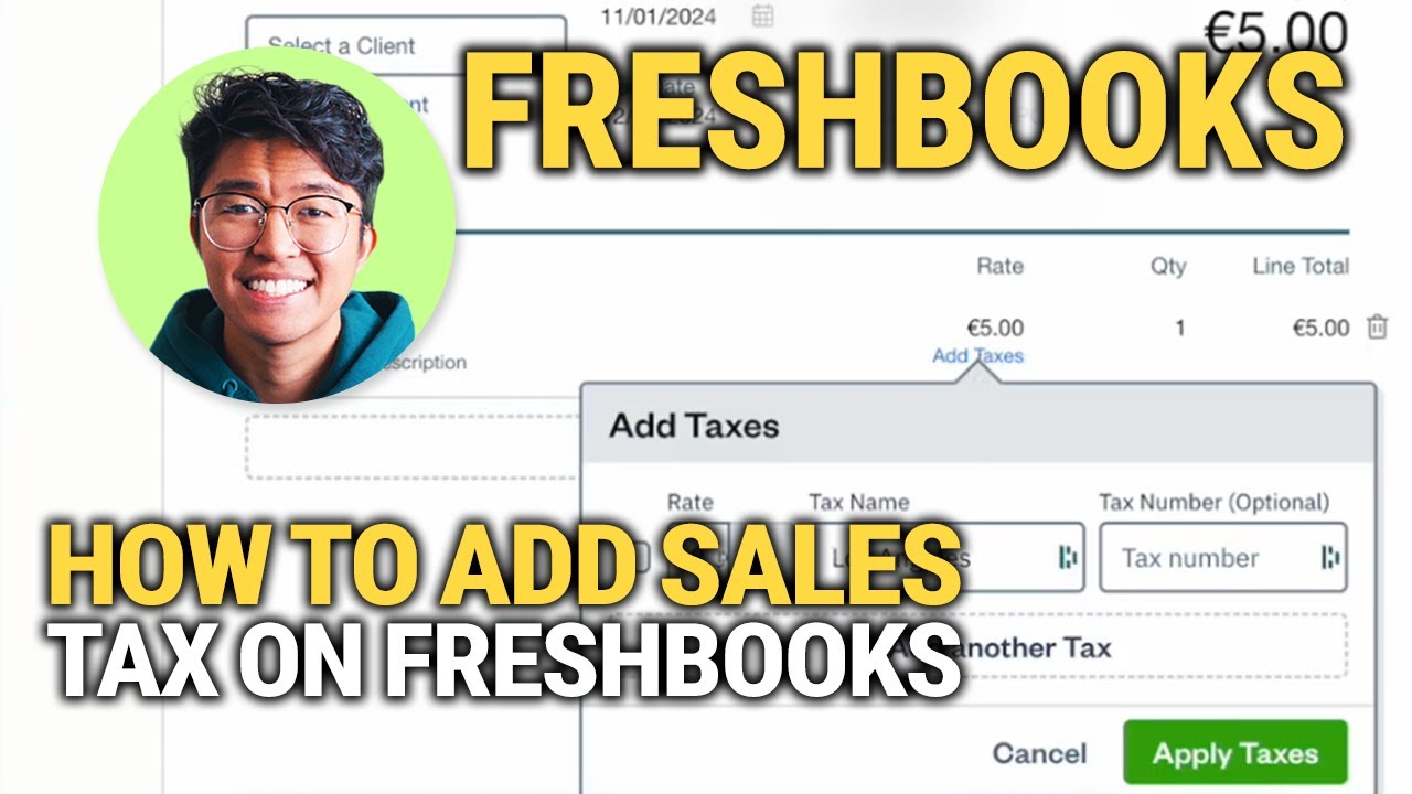 How To Add Sales Tax On Freshbooks: EASY Guide! - YouTube