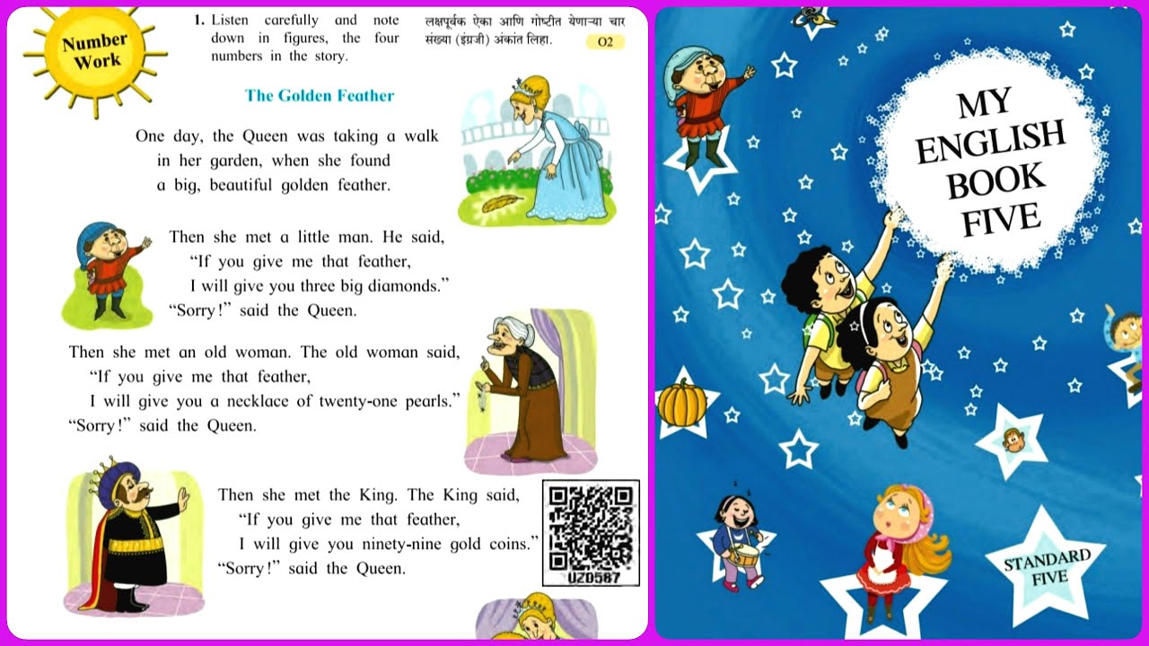 The Golden Feather page-6 🪶 English |my english book #std5english ...