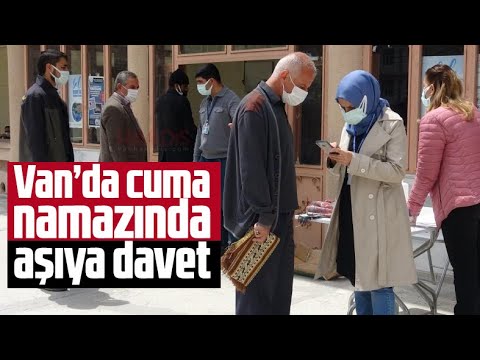 Van'da cuma namazında korona virüs aşısı olmaya davet | Van Haber