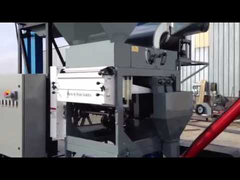 Mini Air Grain Screener in Action Part 1 - YouTube