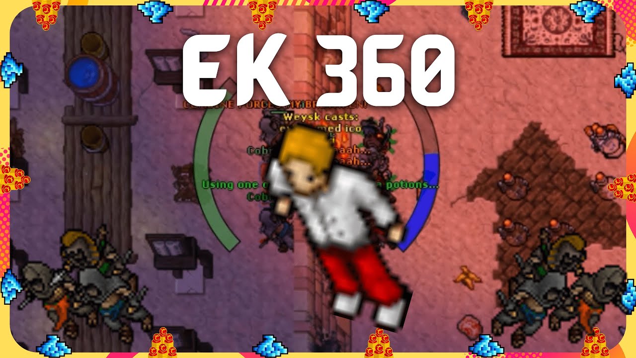 [TIBIA] - GUIA DE EK HUNT SOLO GAFFIR RAPID RESP | 3,3KK/H RAW XP HUNT ...