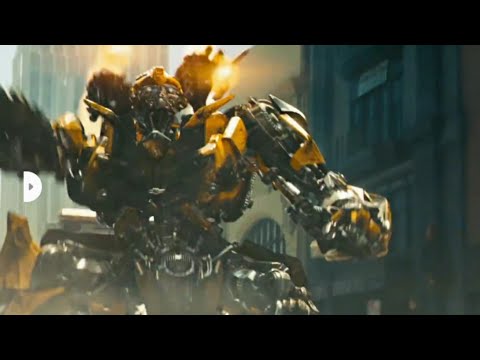 Transformers (2007) - Bumblebee vs. Brawl - Only Action | Movie Clip HD