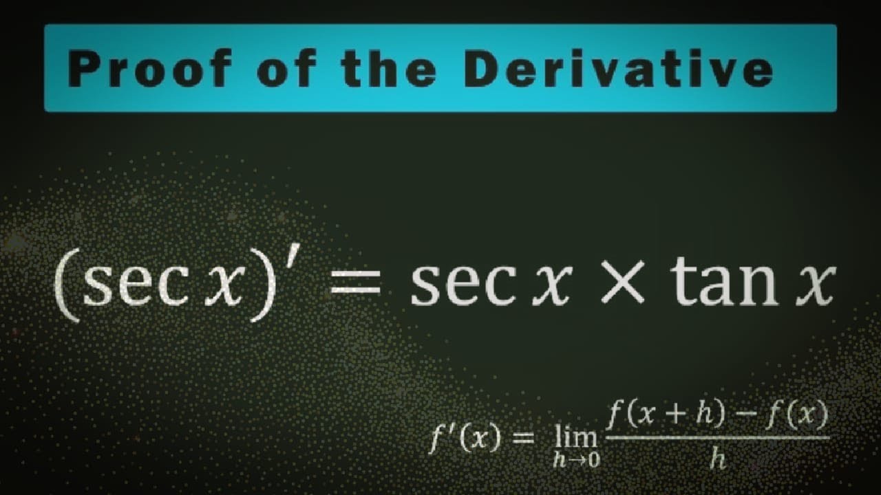 Derivative of tanx from first principle |Differentiation | class 12 ...