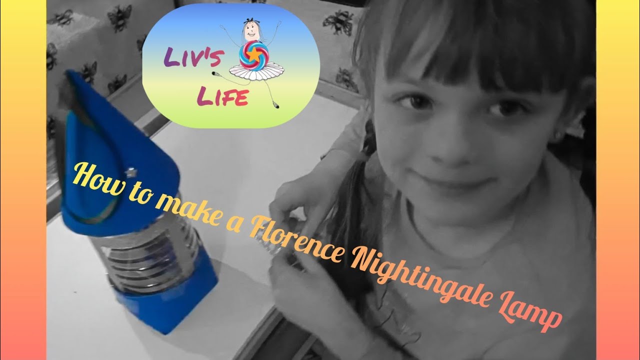 Creative easy crafts: how to make a Florence Nightingale style lamp ...