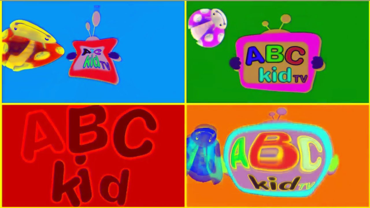 ABC KID TV MULTIPLE INTRO LOGO EFFECT ( Sponsored by: Gamavision Csupo ...