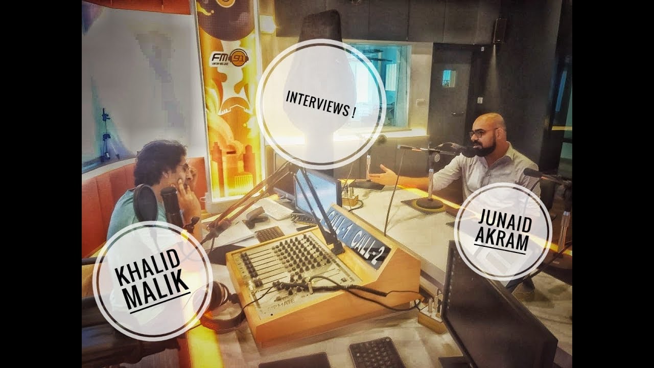 Interview with Khalid Malik on FM91 | Junaid Akram - YouTube