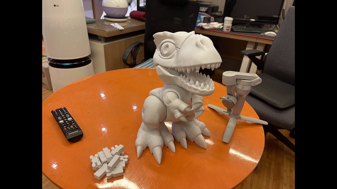 내돈내산 : 3Dkitbash.com / Boon, The Tiny T-Rex - YouTube