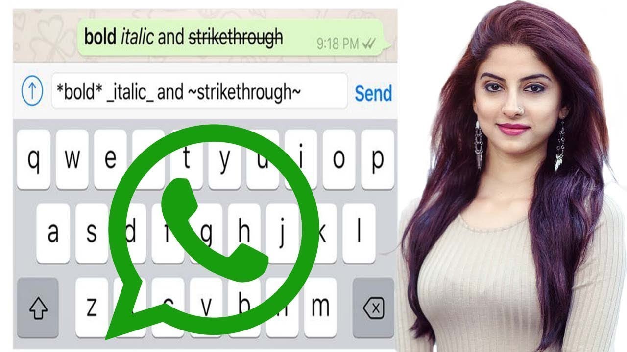 WhatsApp How to add bold, italic and strikethrough formatting to text ...