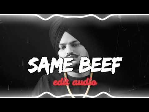 SAME BEEF - SIDHU MOOSEWALA - - Edit audio 💫💫 - YouTube