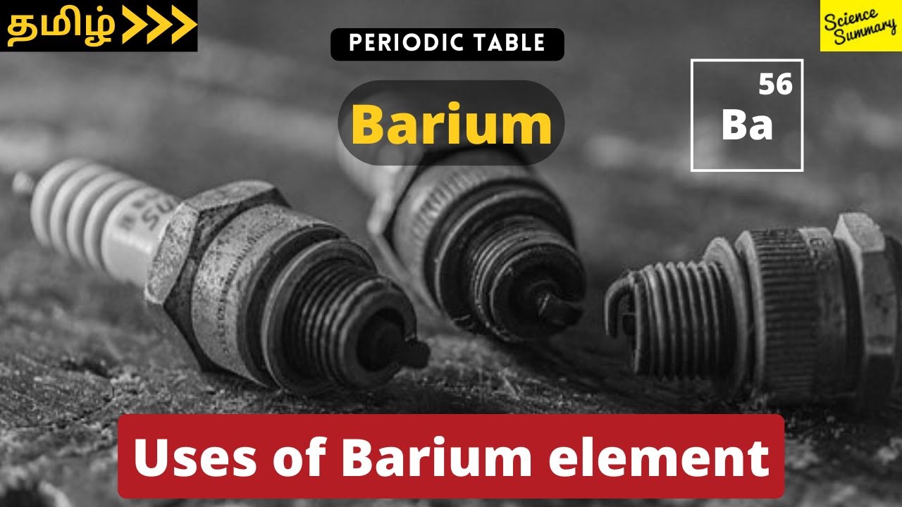 பேரியம் - Barium in Tamil | alkaline earth metals | Periodic Table ...