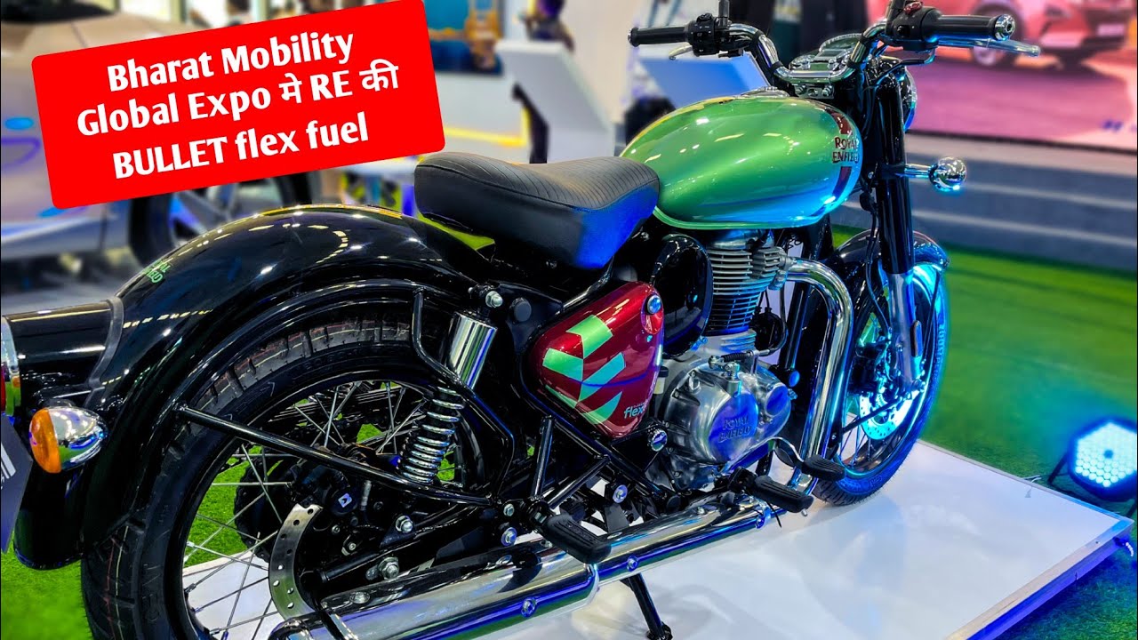 Finally RE Bullet 350 new Flex fuel concept | Bharat Mobility Global ...