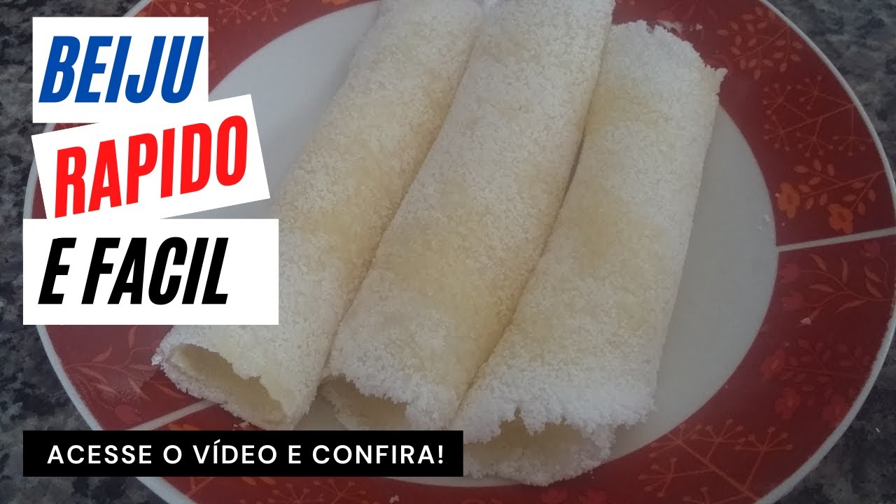 Beiju De Tapioca | Como Fazer Bem Rapido. - YouTube