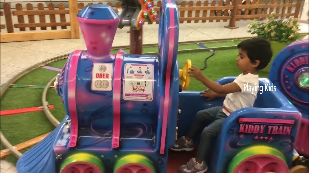 German Train Ride Fun for Kids | Indian Passenger Train | Centy Train ...