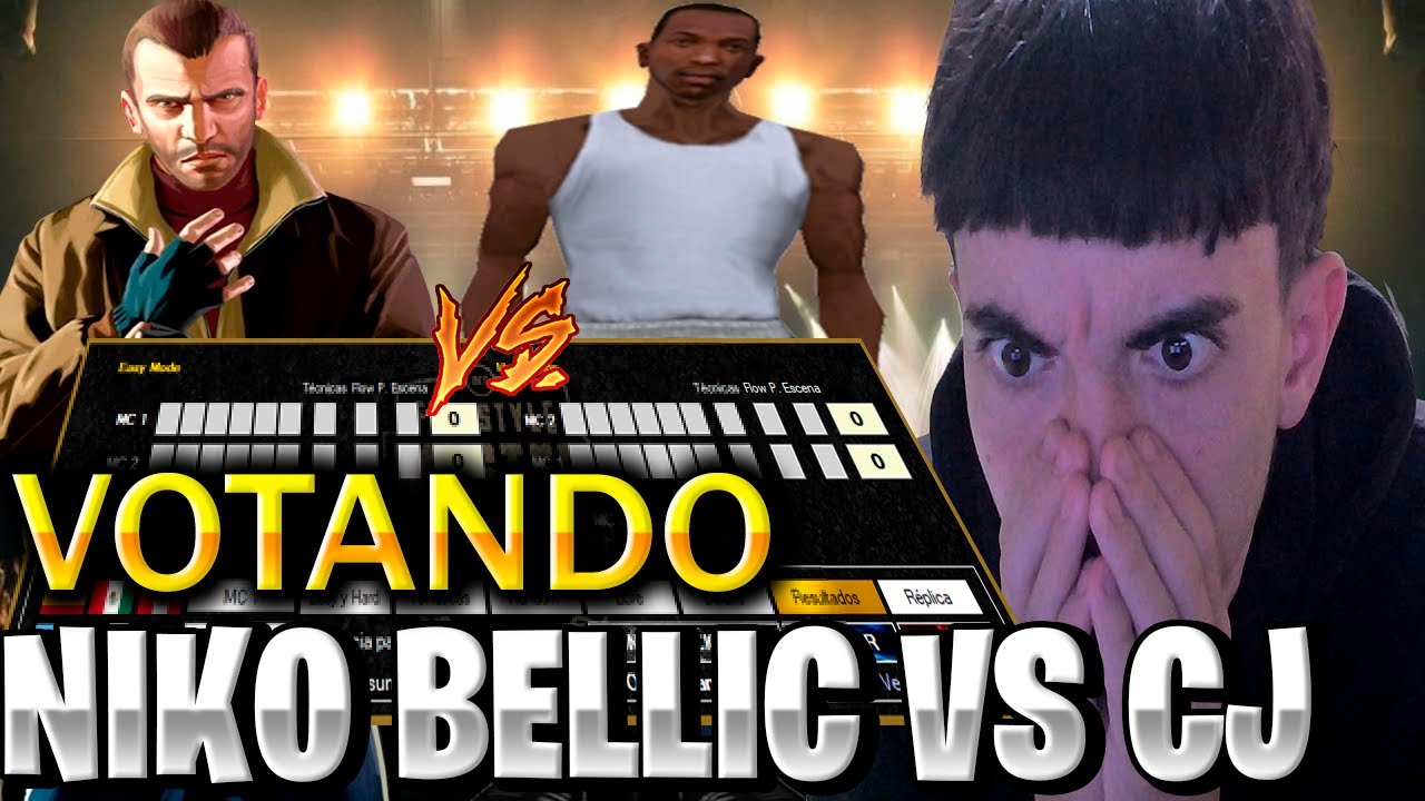 VOTANDO CJ VS NIKO BELLIC (EPICAS BATALLAS DE RAP DEL FRIKISMO) - YouTube