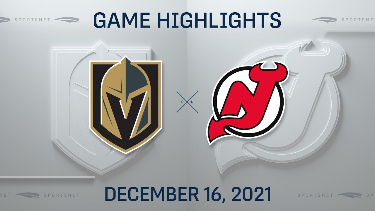 NHL Highlights: Golden Knights vs. Devils - Dec. 16, 2021 - YouTube