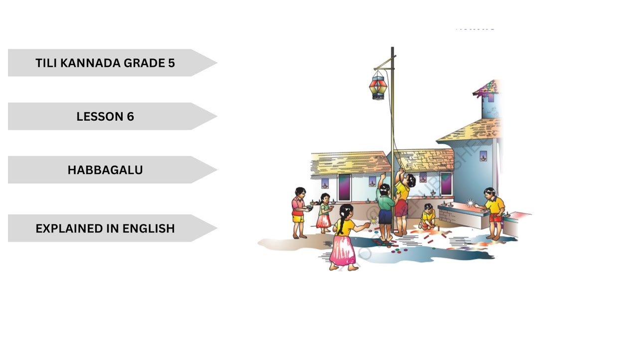 TILI KANNADA GRADE 5 LESSON HABBAGALU(ಹಬ್ಬಗಳು) Explained in ENGLISH ...