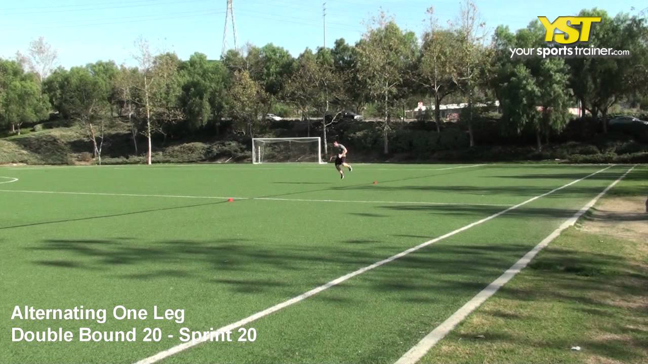 Alternating One Leg Double Bound 20- Sprint 20 - YouTube
