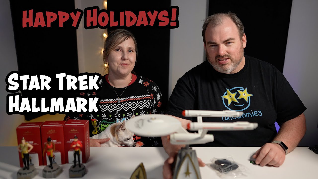 Star Trek Hallmark U.S.S. Enterprise Tree Topper and Ornaments - YouTube
