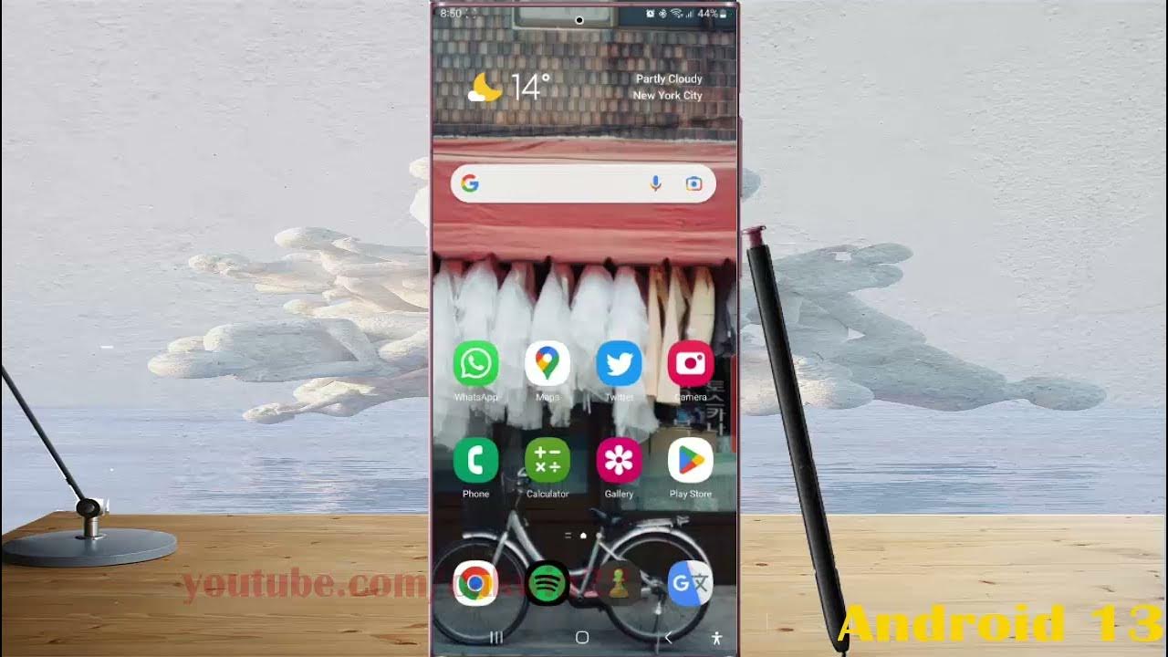 Samsung Galaxy S23 Ultra : How to switch between your phone languages - YouTube