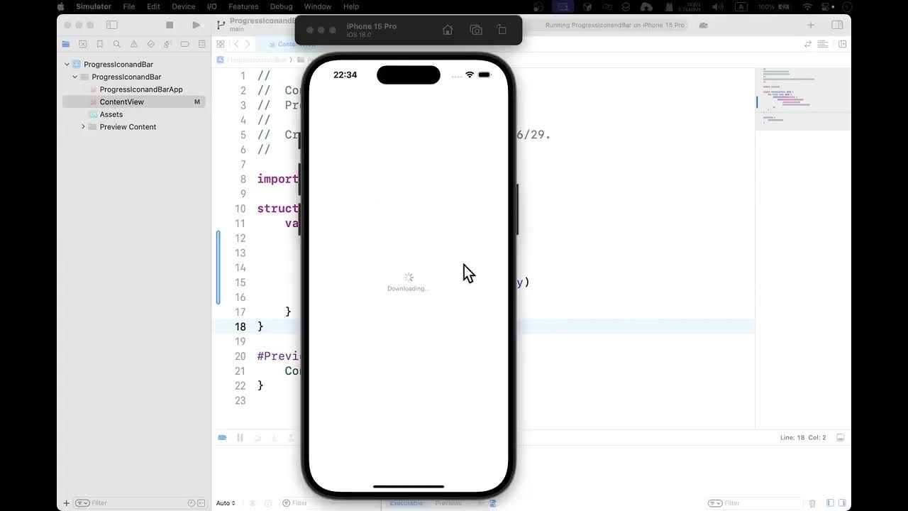 Swiftui Mini Project Indicator Circular Progress View Youtube