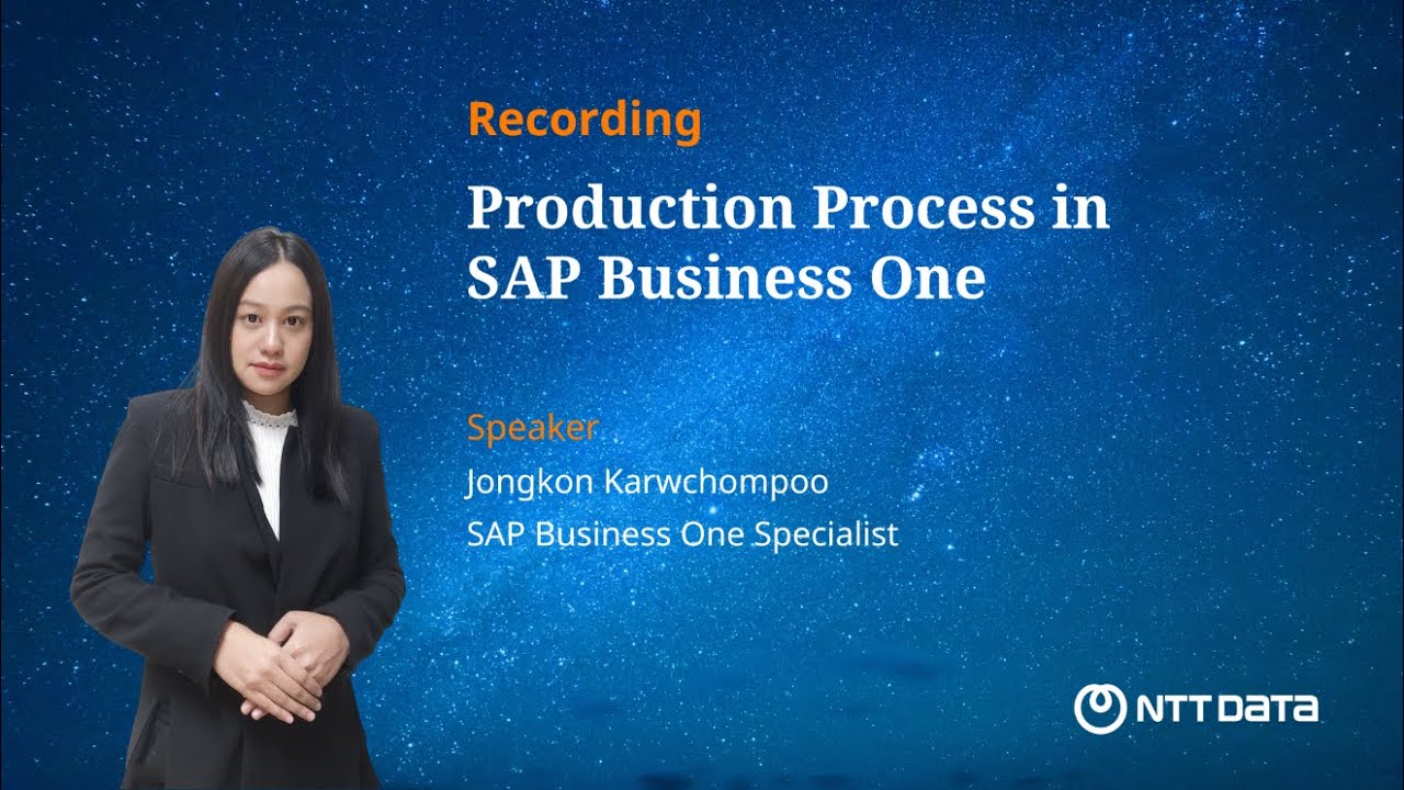 Production Process in SAP Business One - YouTube