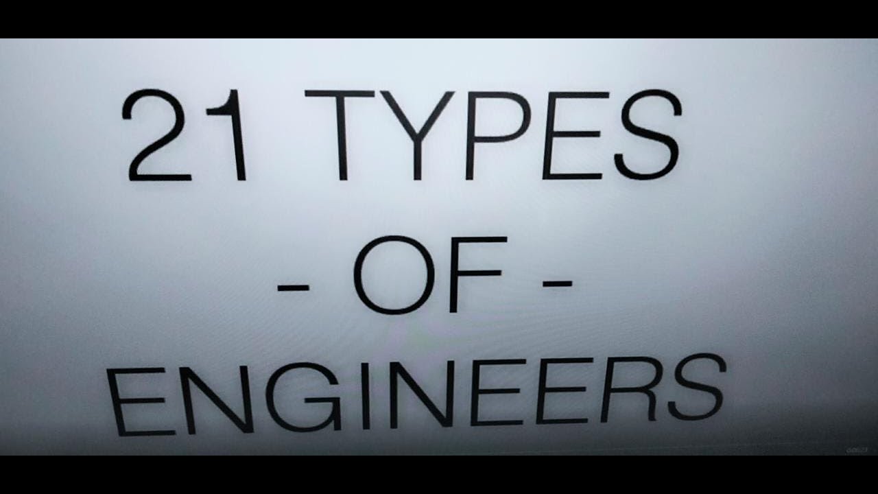 Different Types of Engineers - YouTube