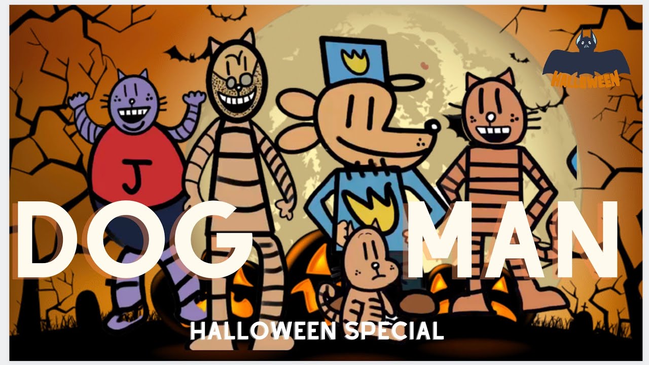 🎃 DOG MAN HALLOWEEN SPECIAL 🎃 DRAWING THE CHARACTERS AS SUPERHEROES ...