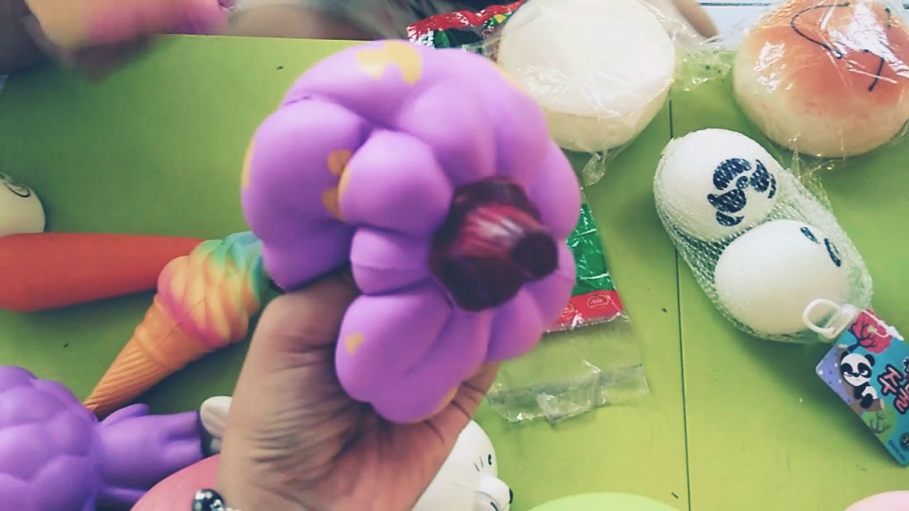 Squishy dan slime colection - YouTube