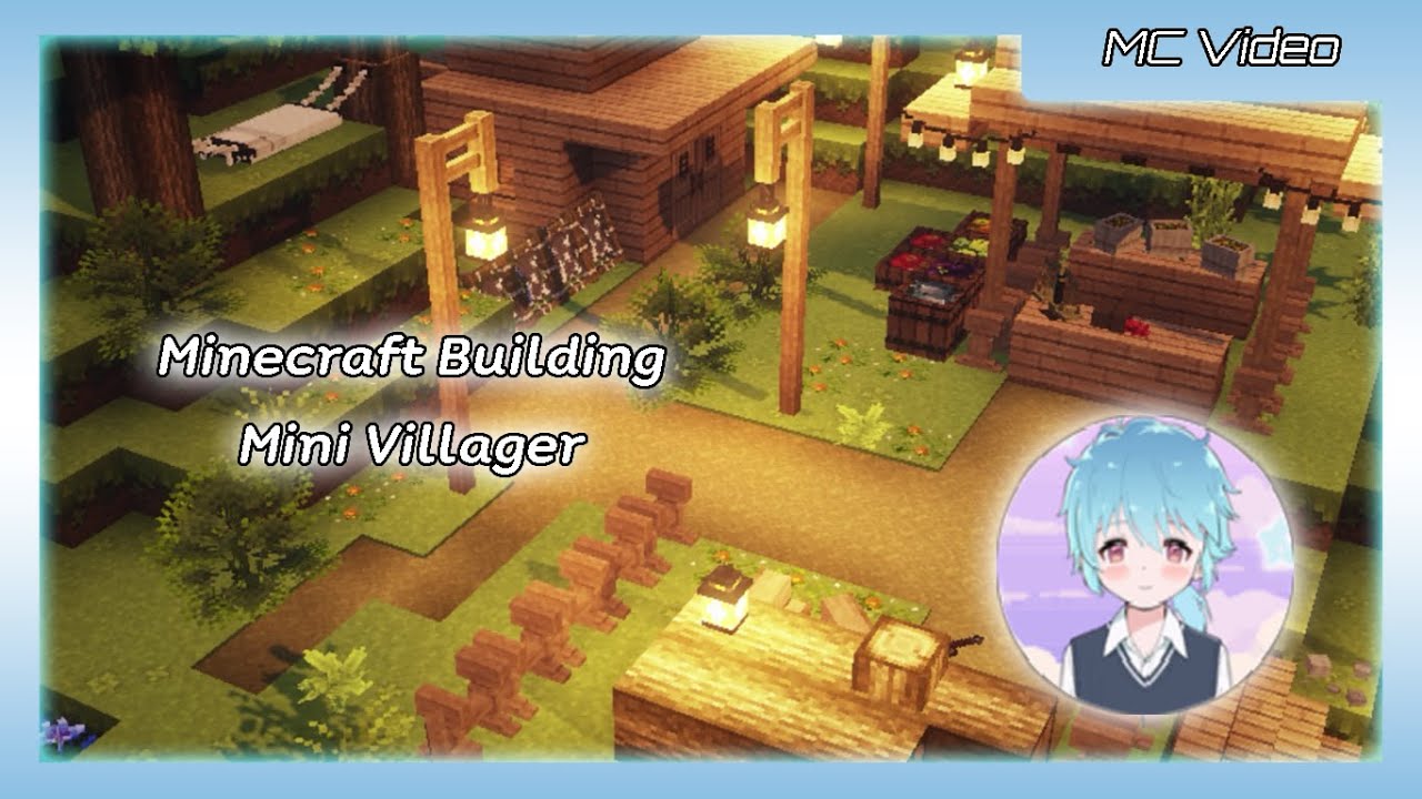 Minecraft Building [Mini Villager] Made from resource pack - YouTube