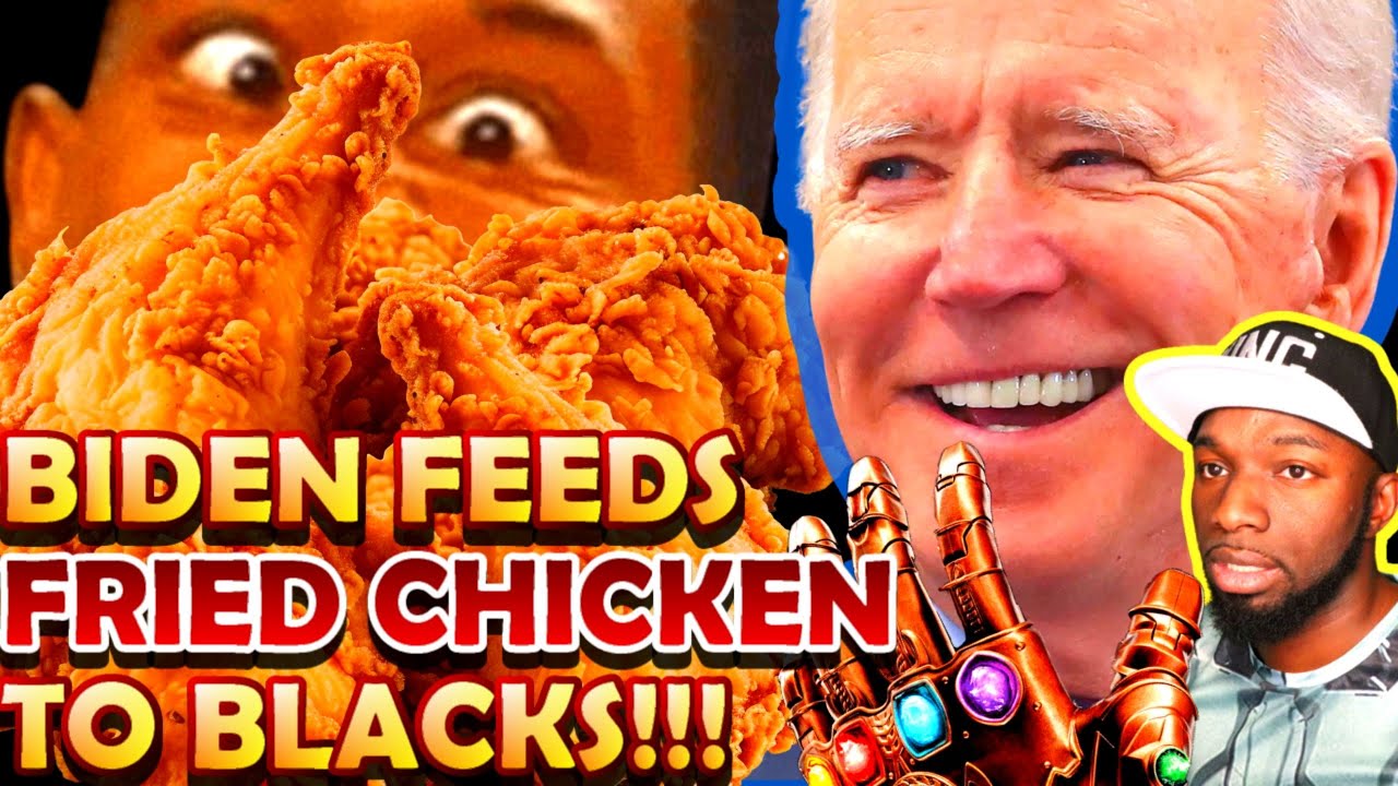 Biden SHAMELESSLY Serves FRIED CHICKEN To Black Family In DESPERATE ...