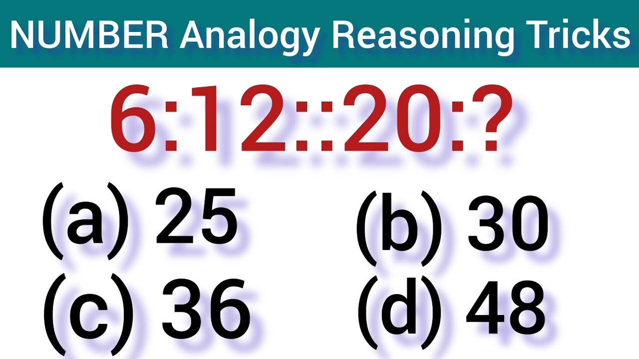 Analogy | Number Analogy | Reasoning Classes for SSC CGL GD Exam ...