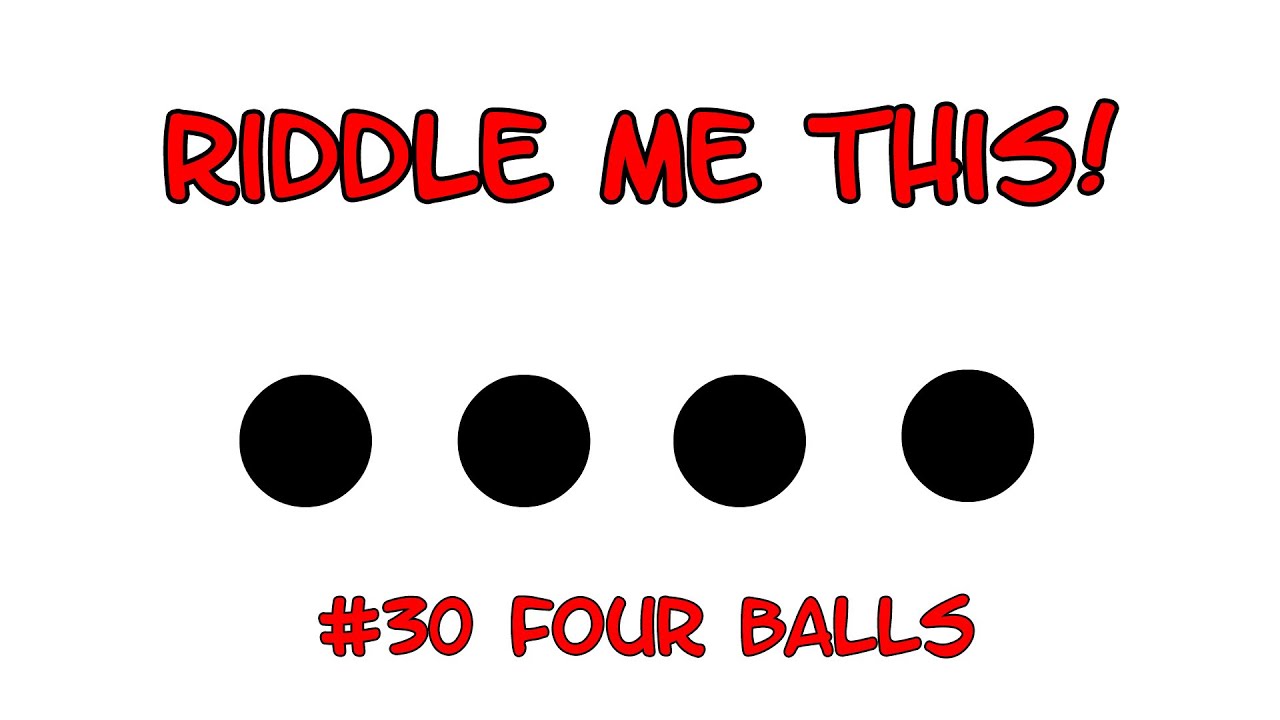 Four balls riddle - YouTube