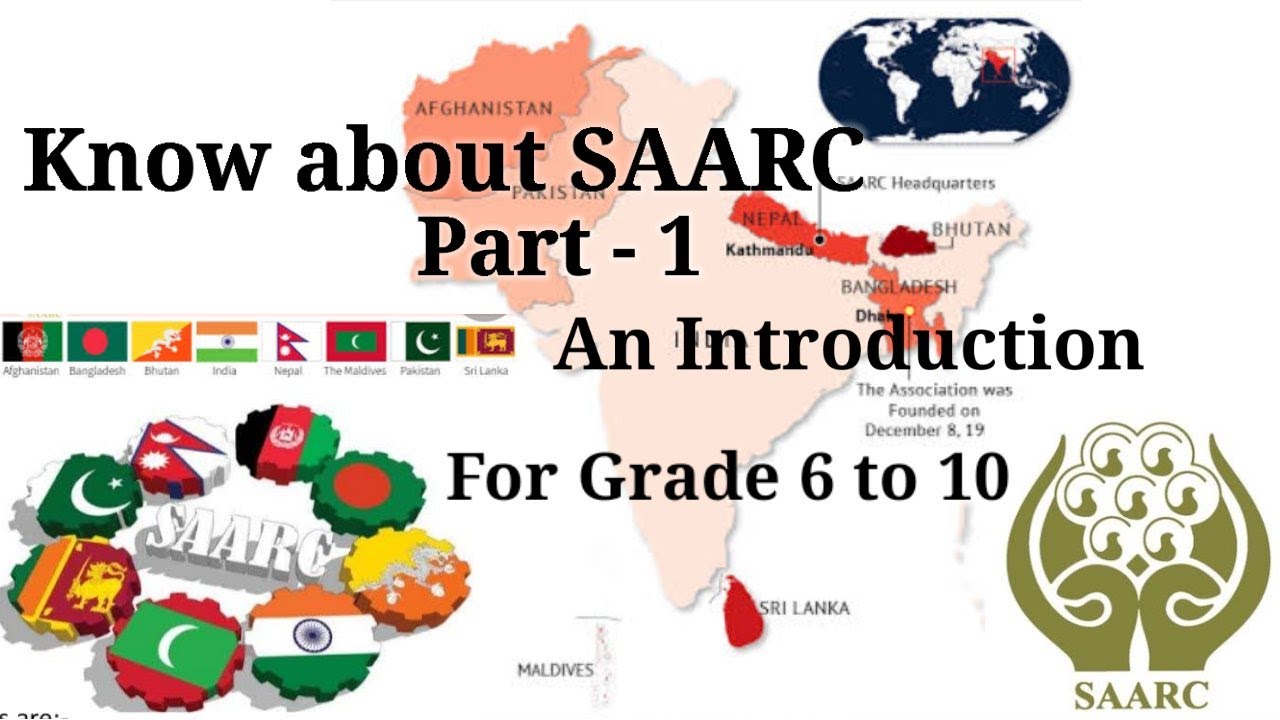 GK on SAARC / Know about SAARC Part 1, An Introduction for Grade 6 to ...