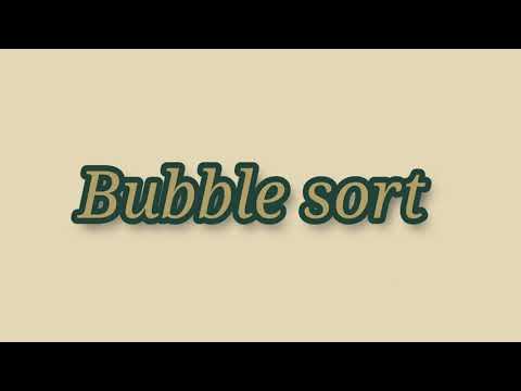 10 th ICSE ||computer ||Bubble sort program || logic explanation - YouTube